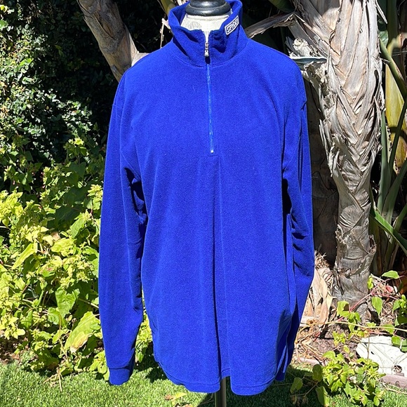 Spyder | Sweaters | Spyder Mens Blue Fleece Quarter Zip Sweatshirt ...